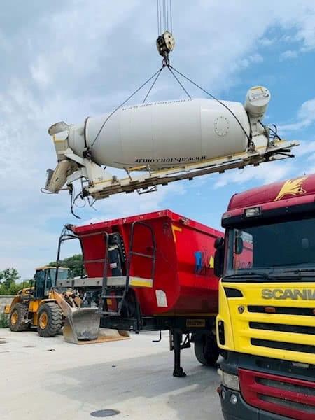 Recent Delivery of a 12 m³ used IMER Mixer - YUDIN Equipment