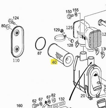 0040943504 Mercedes Air Filter 004 094 35 04 | YUDIN AUTOMOTIVE